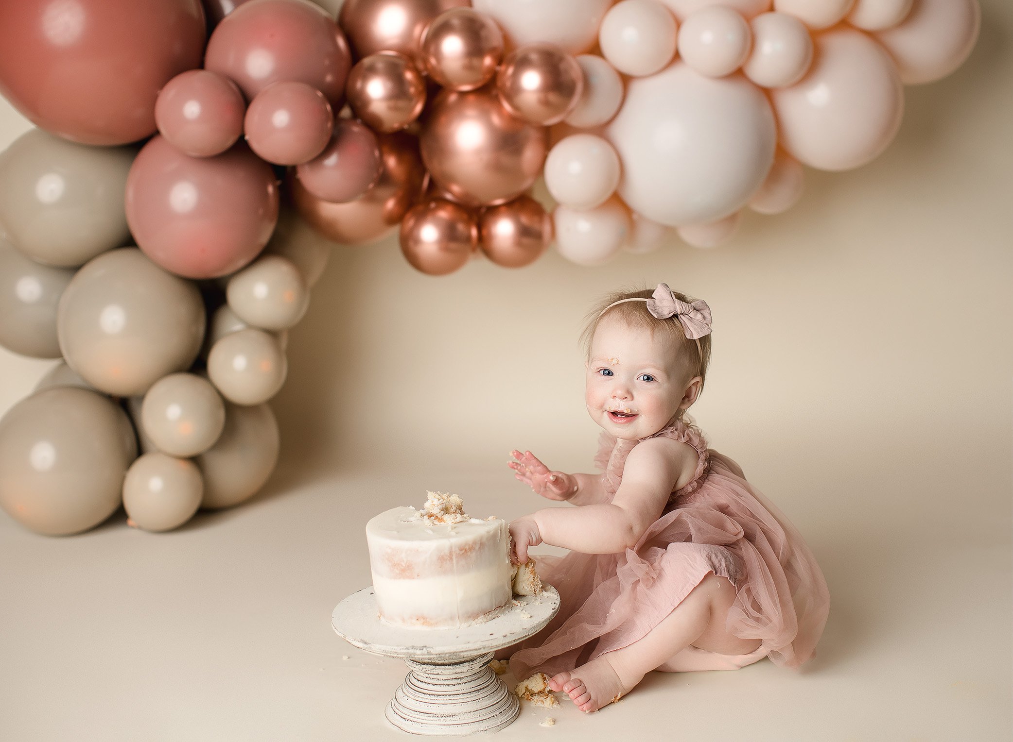 Minnesota Cake Smash Photographer Baby Photography First Birthday Pictures