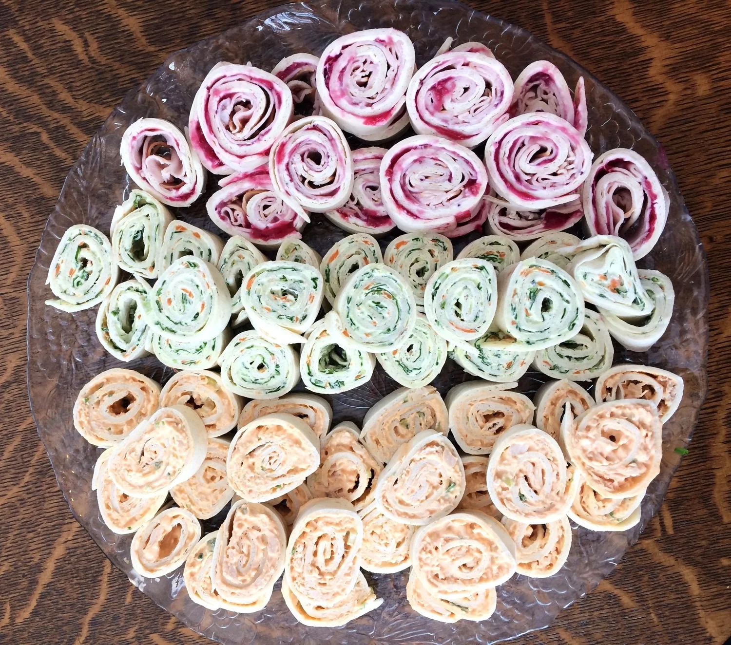 Pinwheels 3 Ways: Avocado Veggie - Buffalo Chicken - Thanksgiving ...