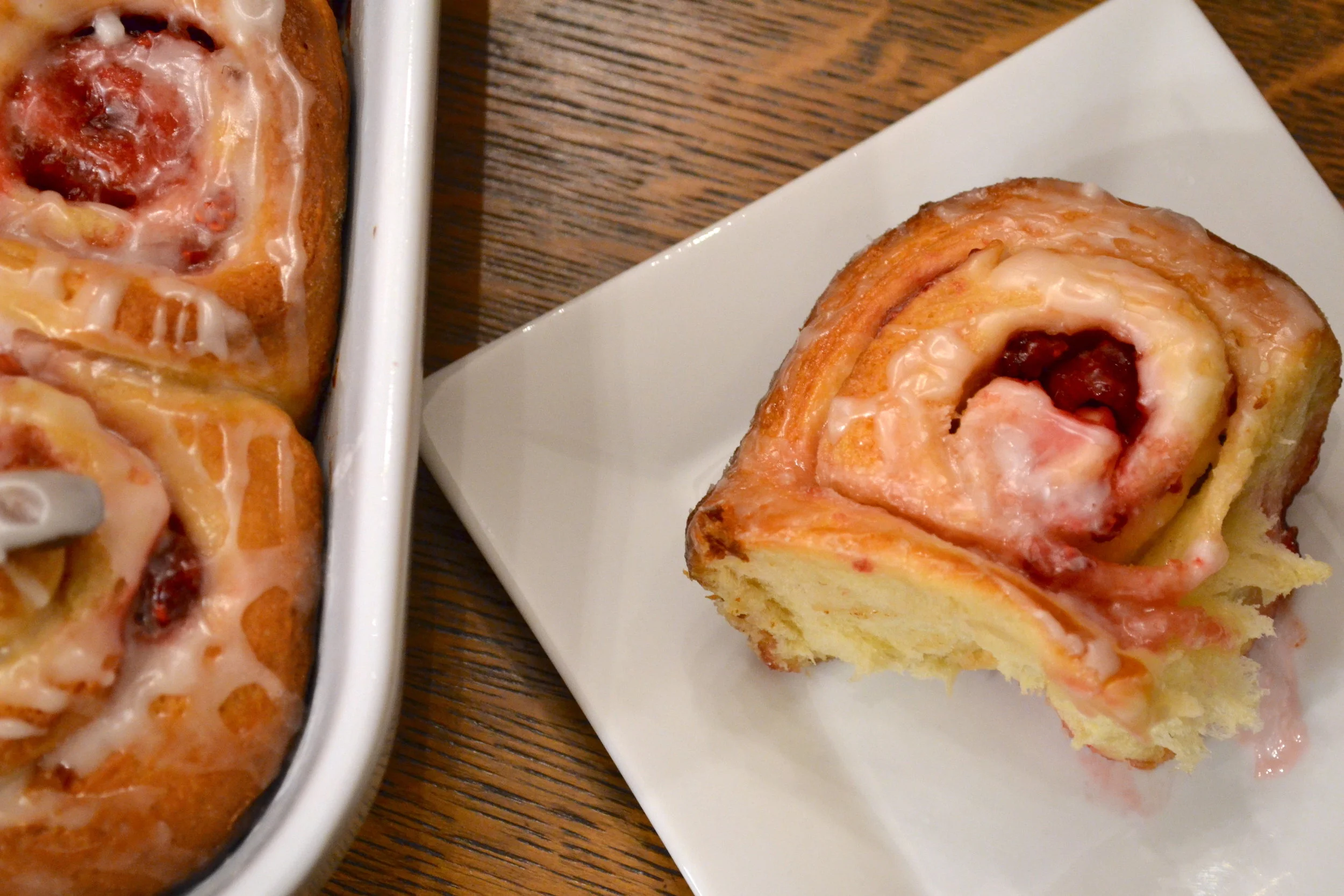 Lemon Raspberry Rolls — Jenny Nicole