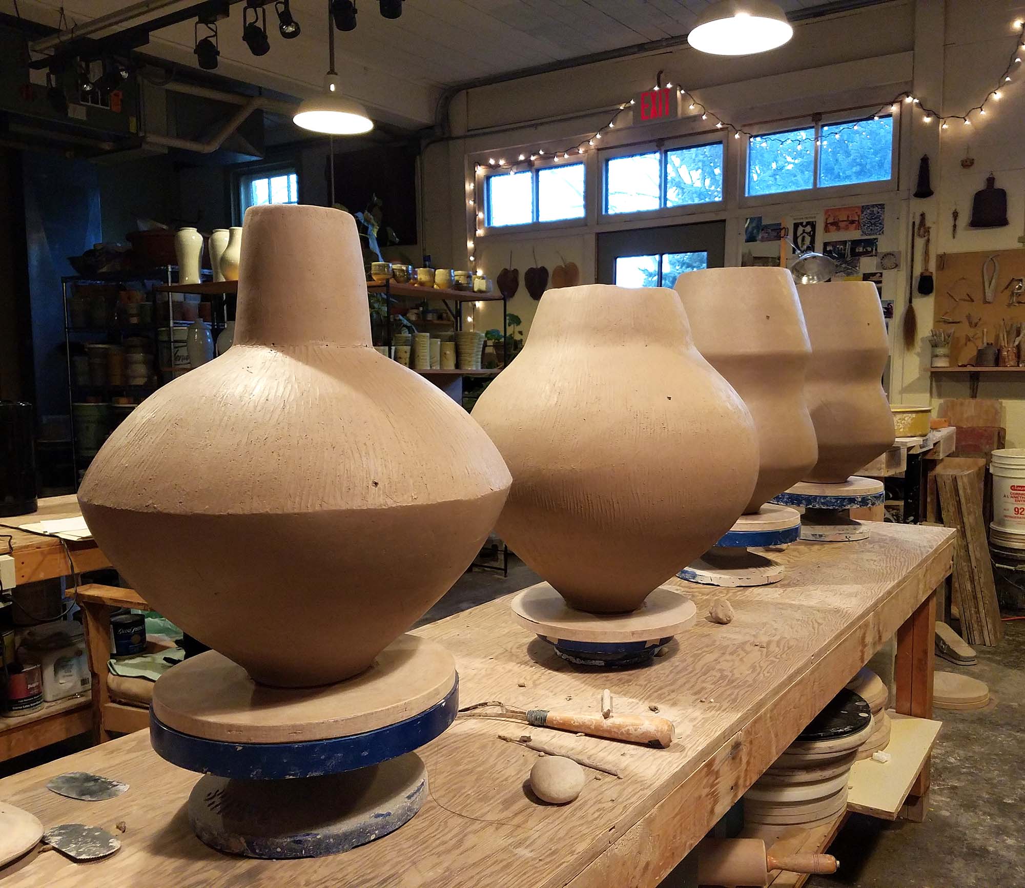 Work in progress, pots and sculpture — Johnson Creek Clay Studio LLC ...