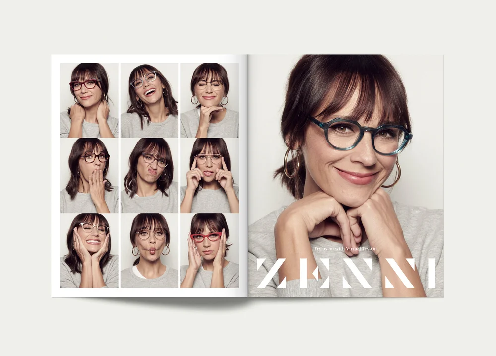 Rashida Jones Bangs Glasses