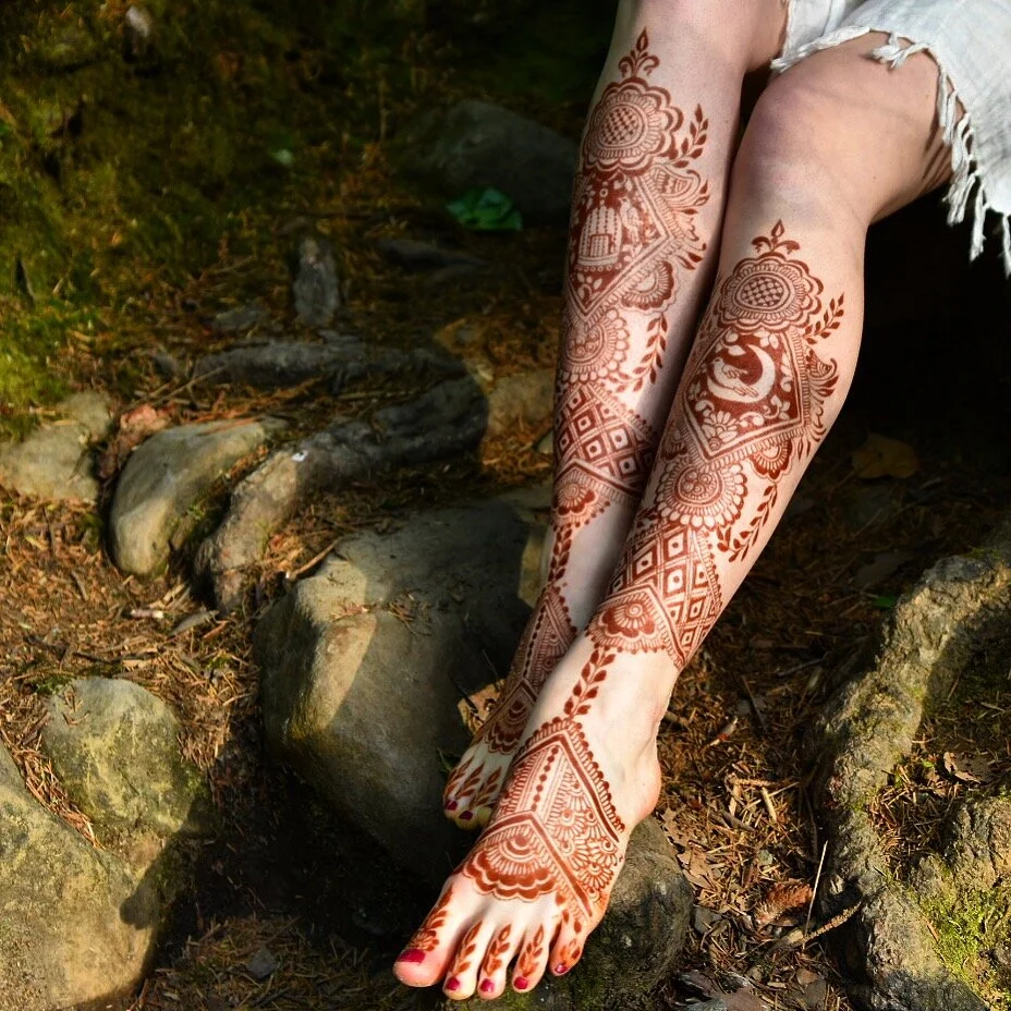 Henna Full Leg