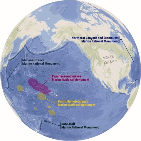 Marine National Monuments — U.S. Regional Fishery Management Councils