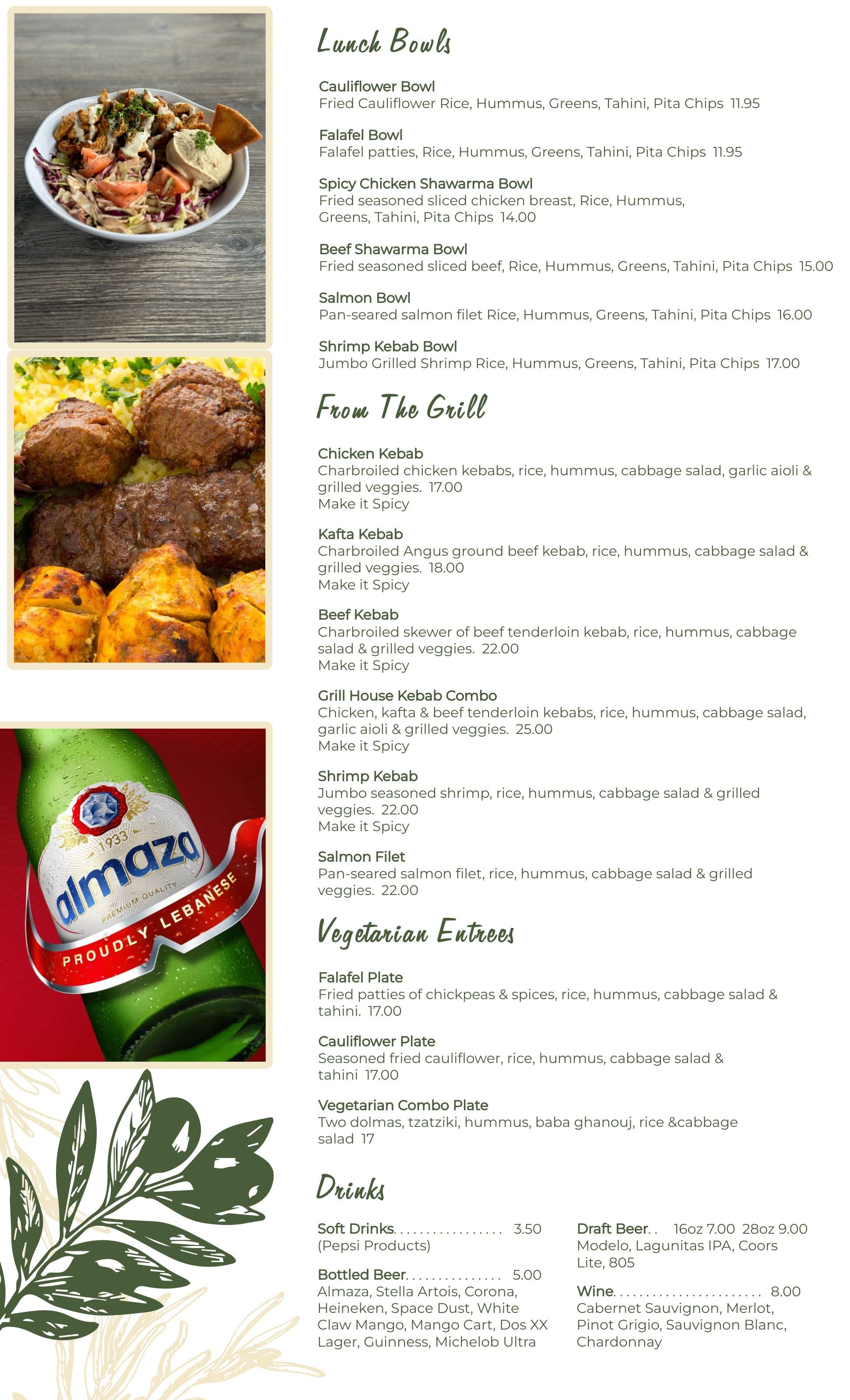 LUNCH SPECIALS — The Grill House