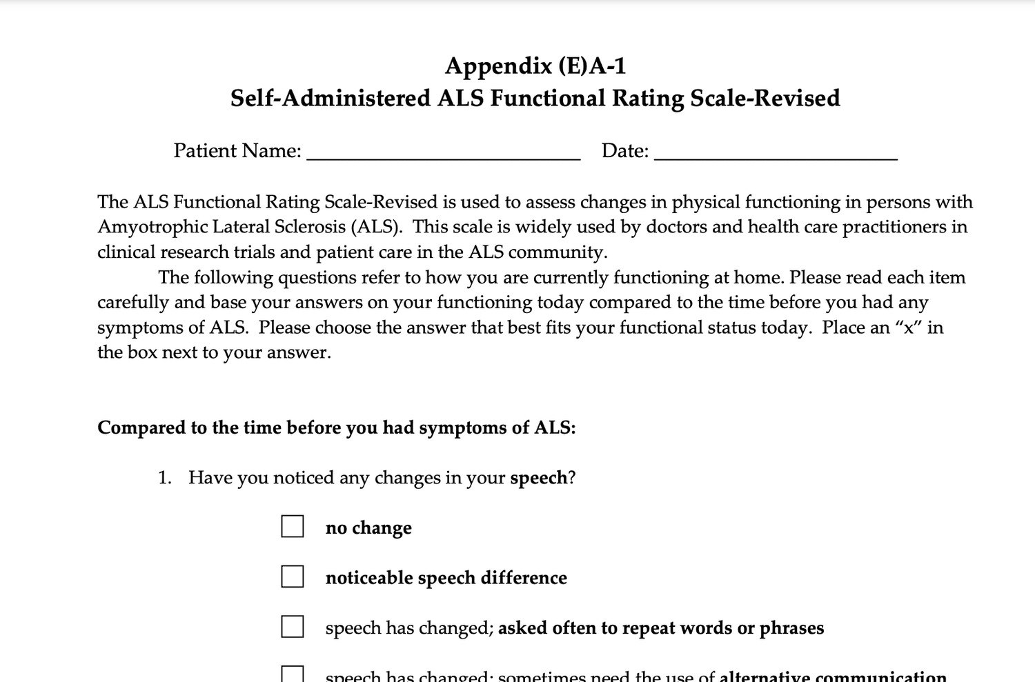 NWACS - Adult Acquired Evaluation Tools