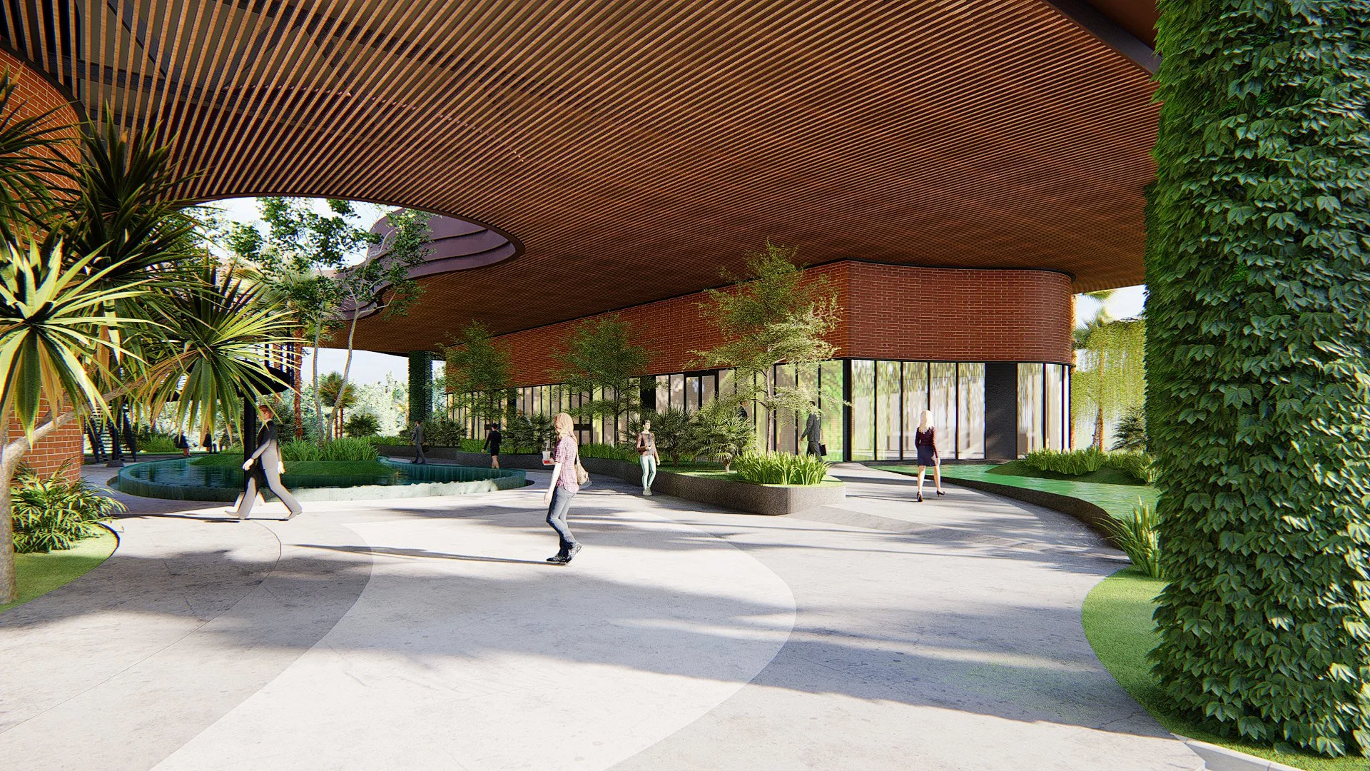 Mayora HQ Cafetaria & Garden — Lex and Architects