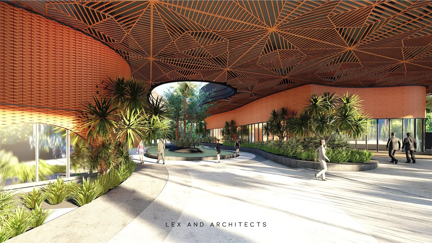 Mayora HQ Cafetaria & Garden — Lex and Architects