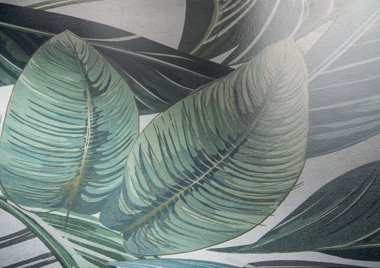 Tropical Green Palm Leaf Porcelain Tile: The Perfect Wall Covering ...