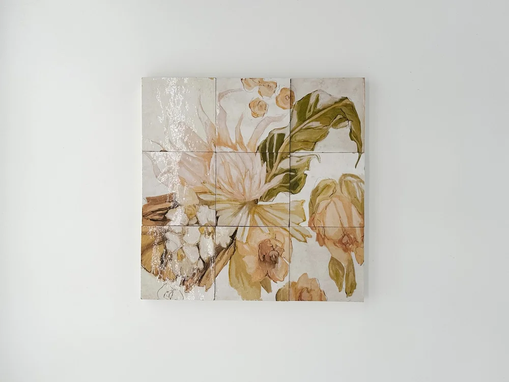 Luxury Hand-Crafted Protea Tiles - Custom Zellige Art | Audrey Lane ...