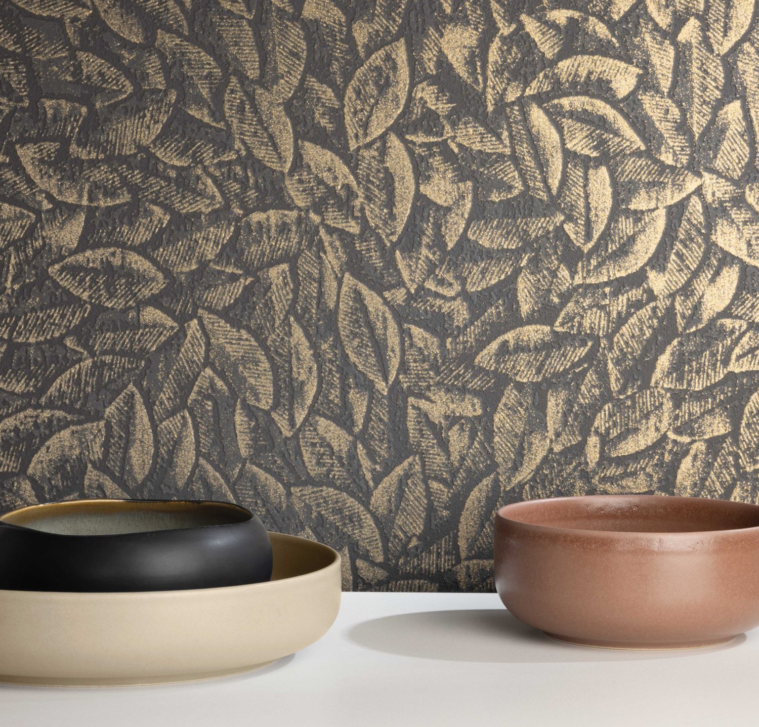 Palm Beach Foliage Gold Porcelain Tile: A Flawless Wall Covering ...