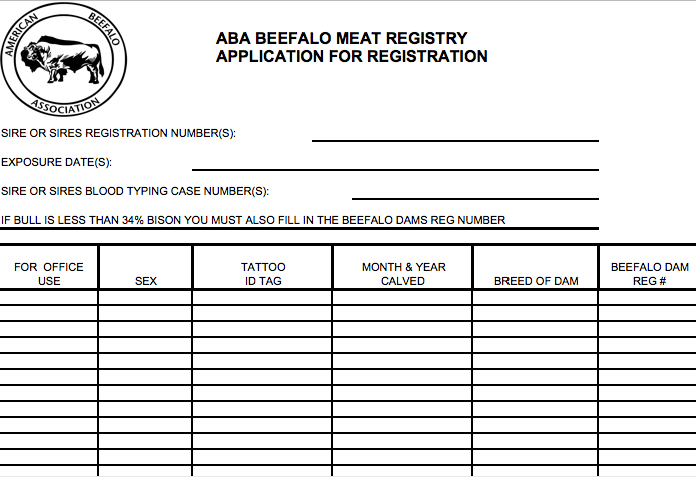 Forms + Docs — American Beefalo Association