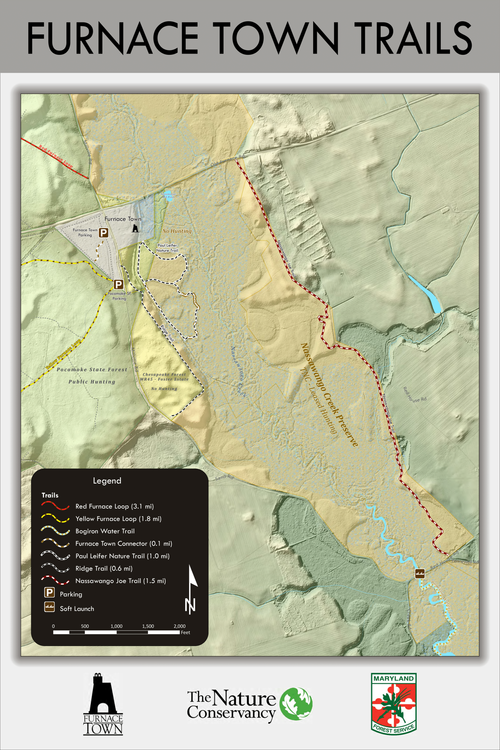 Trails — Furnace Town Historic Site