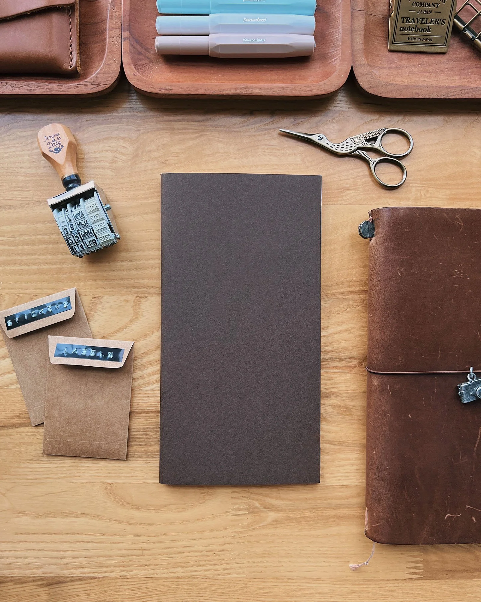 Fern Notebook (Standard Traveler's Notebook Size) — Sarica Studio