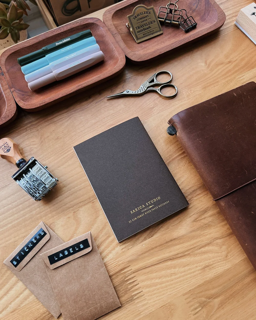 Fern Notebook (Standard Traveler's Notebook Size) — Sarica Studio