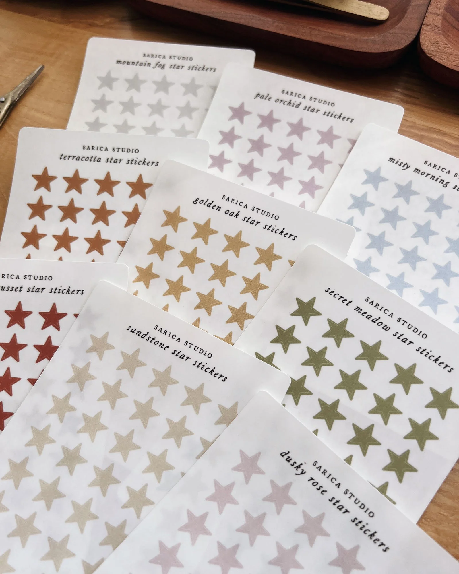 Journaling Favorites Sticker Sheet — Sarica Studio