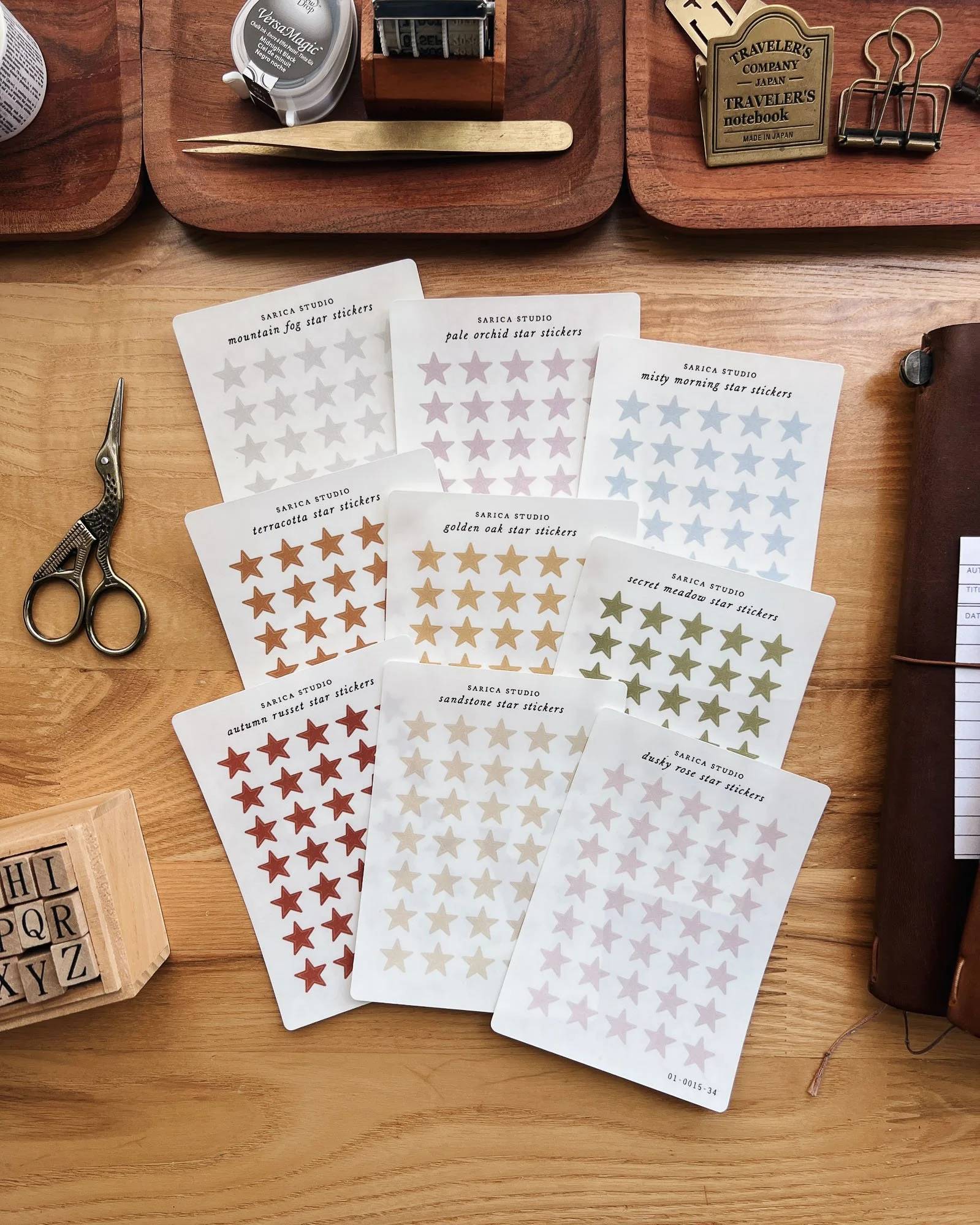 Journaling Favorites Sticker Sheet — Sarica Studio