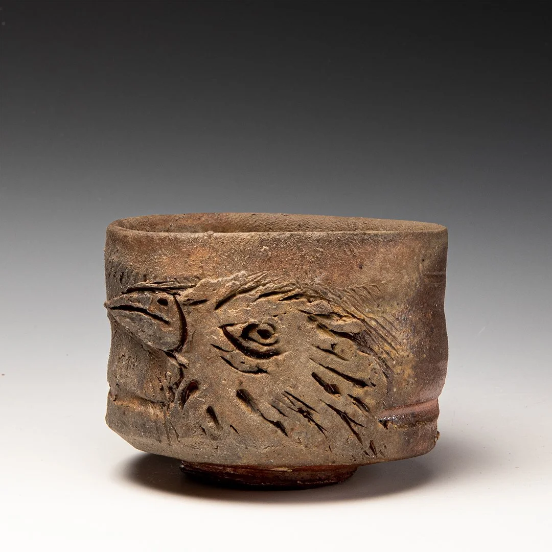 Ron Meyers, bowl, ceramic, slips, oxides, stains, glaze, red ...