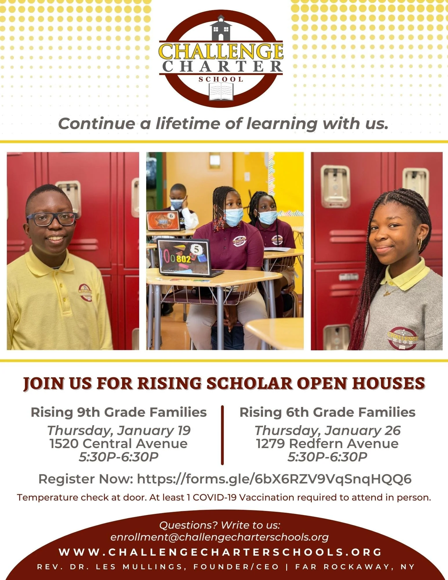 Rising 9th Grade Open House Challenge Charter School