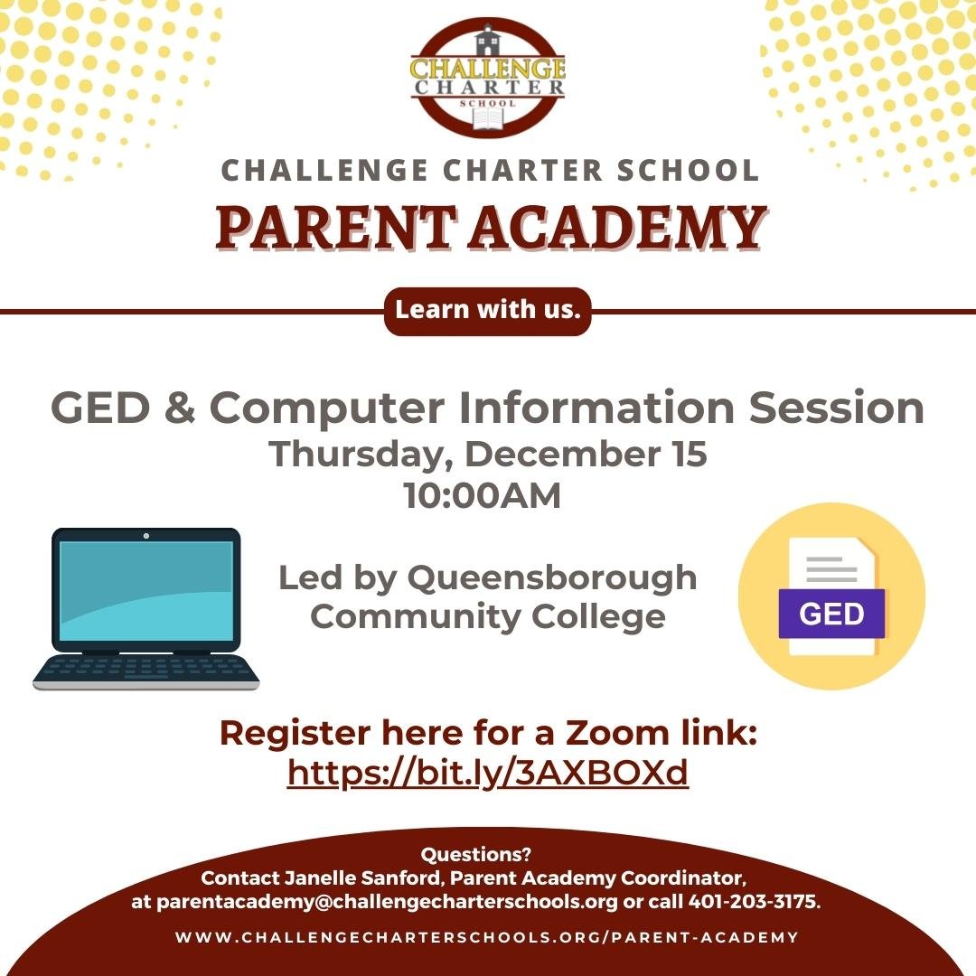 Parent Academy — Challenge Charter School