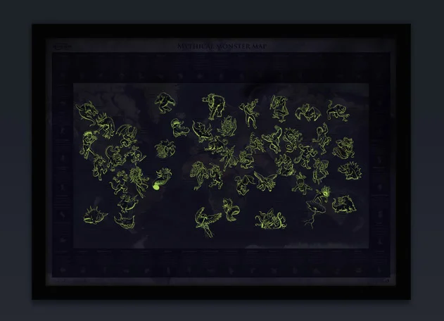Map — Mythical Monsters