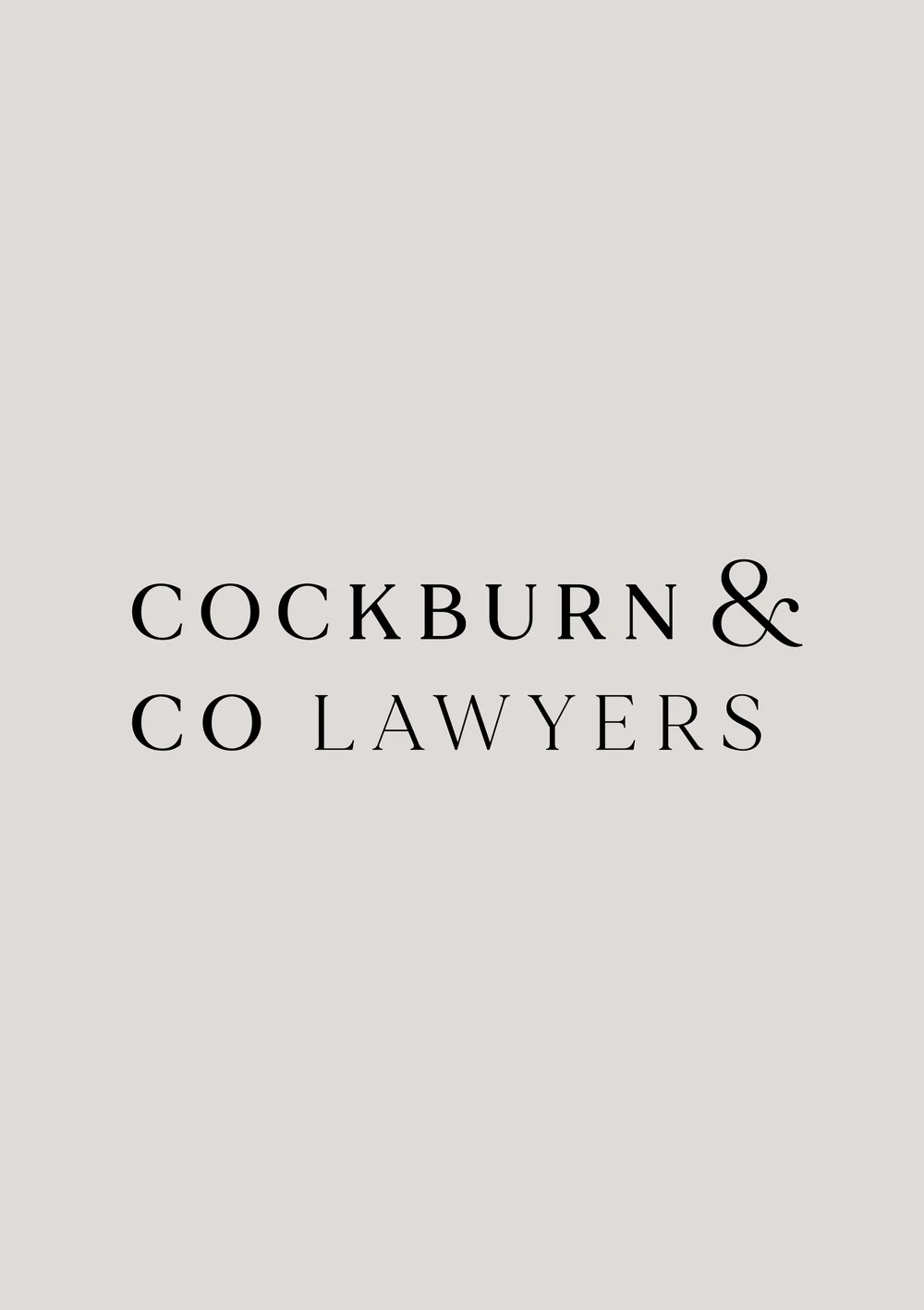Cockburn & Co — Lisa Cron Design | Thoughtfully Crafted Brand Design ...