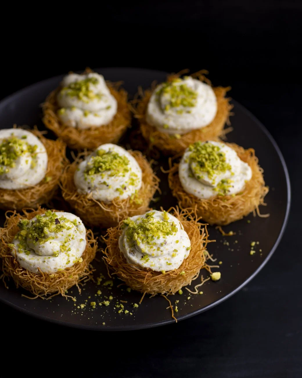 Ricotta and Pistachio Kataifi Tarts Recipe — Antoniou Fillo Pastry