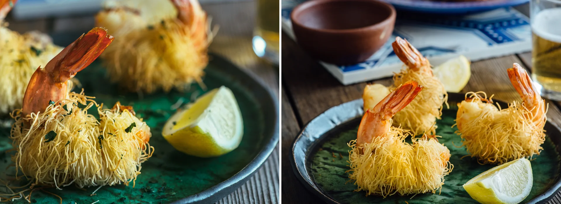 Kataifi Prawns — Antoniou Fillo Pastry