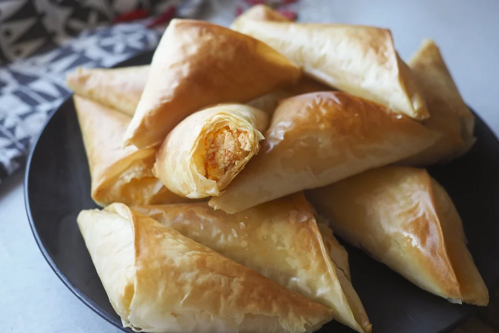 Spicy Tirokafteri Tiropites — Antoniou Fillo Pastry