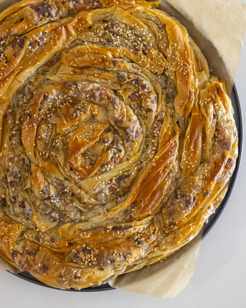 Manitaropita - Greek Mushroom Pie — Antoniou Fillo Pastry