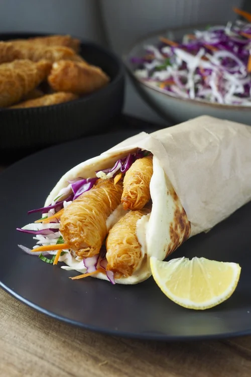 Kataifi Prawn Gyros — Antoniou Fillo Pastry