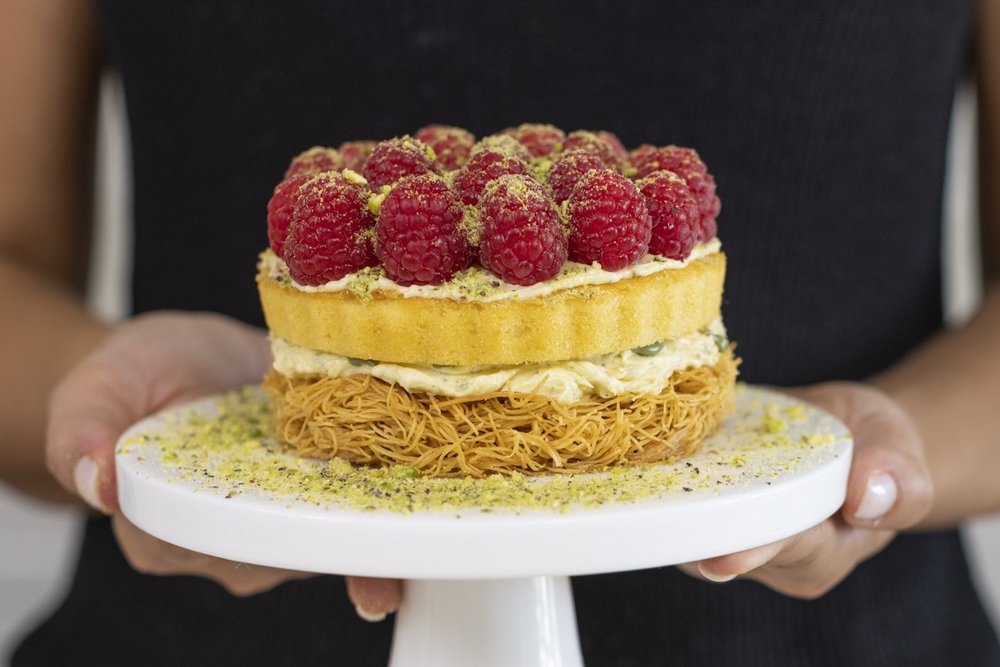 Mini Pistachio Kataifi Cakes — Antoniou Fillo Pastry