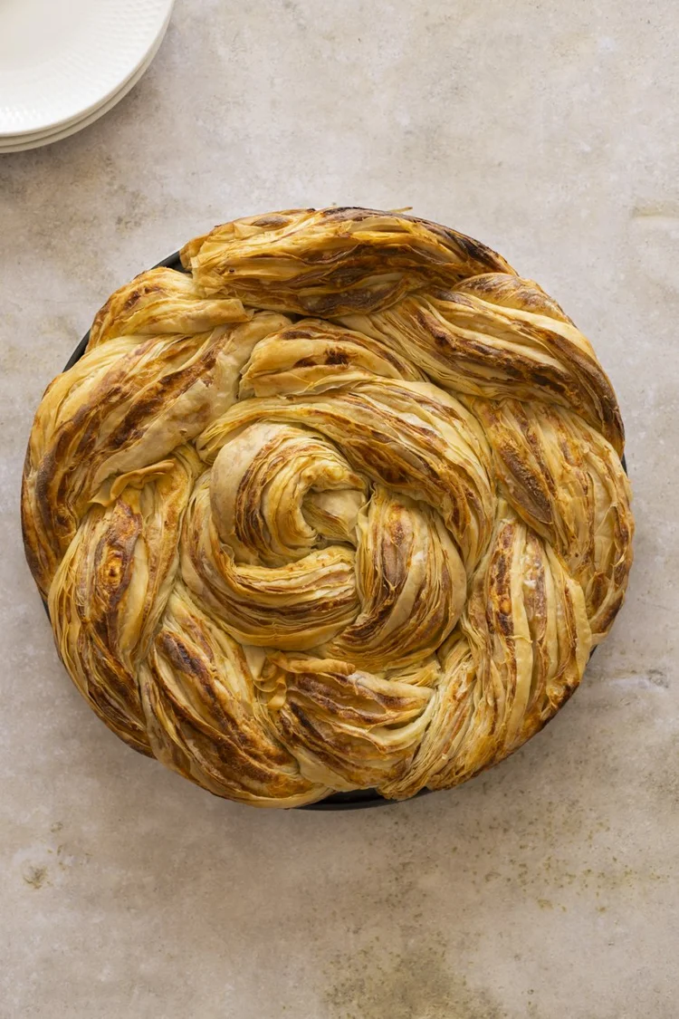 Twisted Tiropita — Antoniou Fillo Pastry