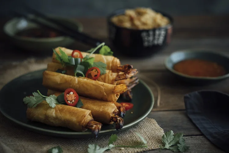 Prawn Fillo Spring Rolls — Antoniou Fillo Pastry