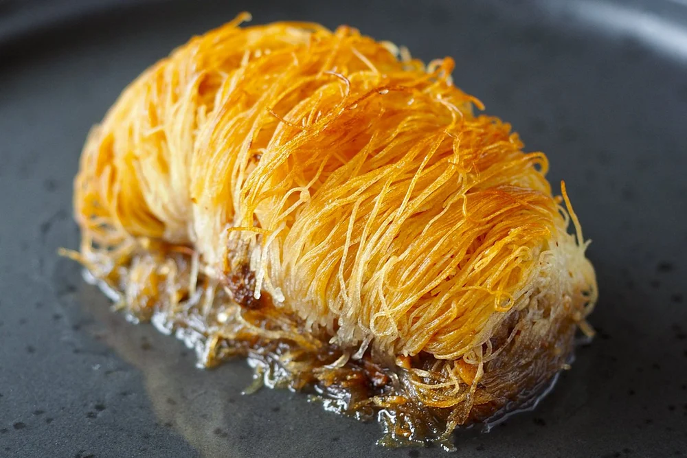 Custard and Walnut Kataifi Rolls — Antoniou Fillo Pastry