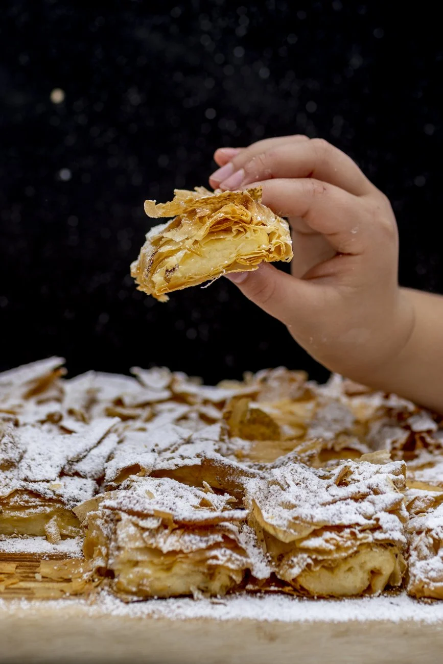 Traditional Greek Bougatsa Recipe — Antoniou Fillo Pastry