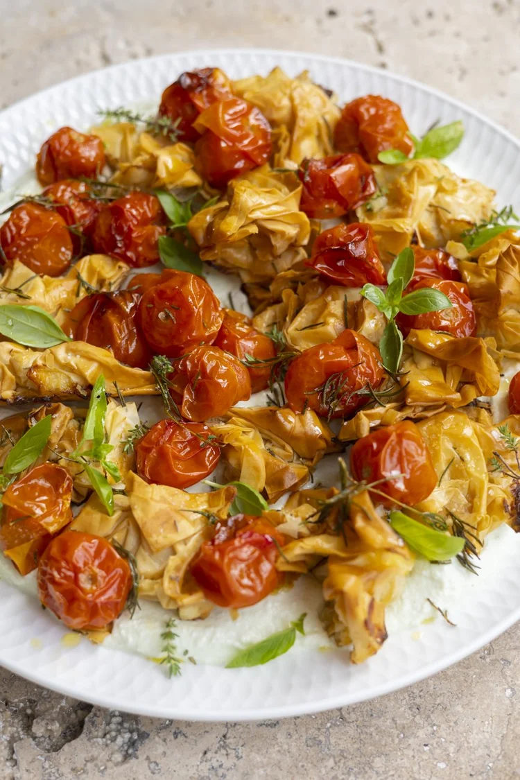 Whipped Basil, Tomato and Feta with Fillo Dippers Recipe — Antoniou ...