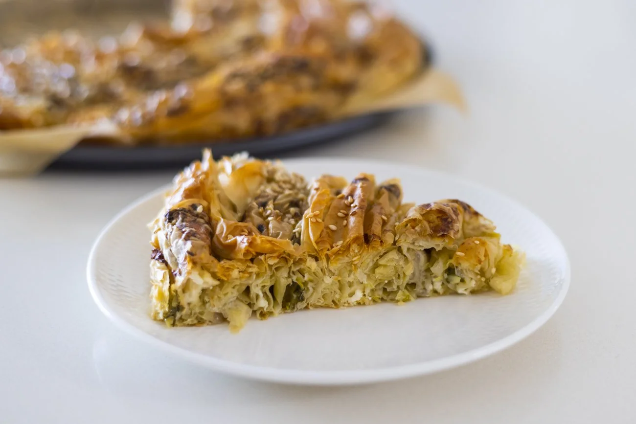 Artemis' Prasopita Recipe — Antoniou Fillo Pastry