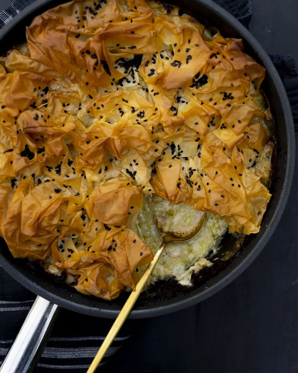 Chicken and Leek Fillo Scrunch Pie Recipe — Antoniou Fillo Pastry