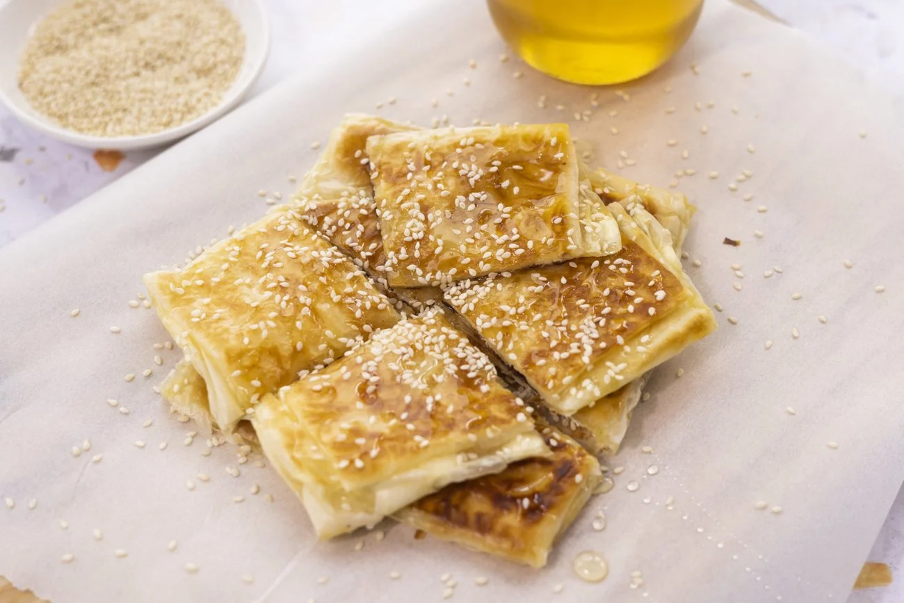 Feta Pan Tiropita — Antoniou Fillo Pastry
