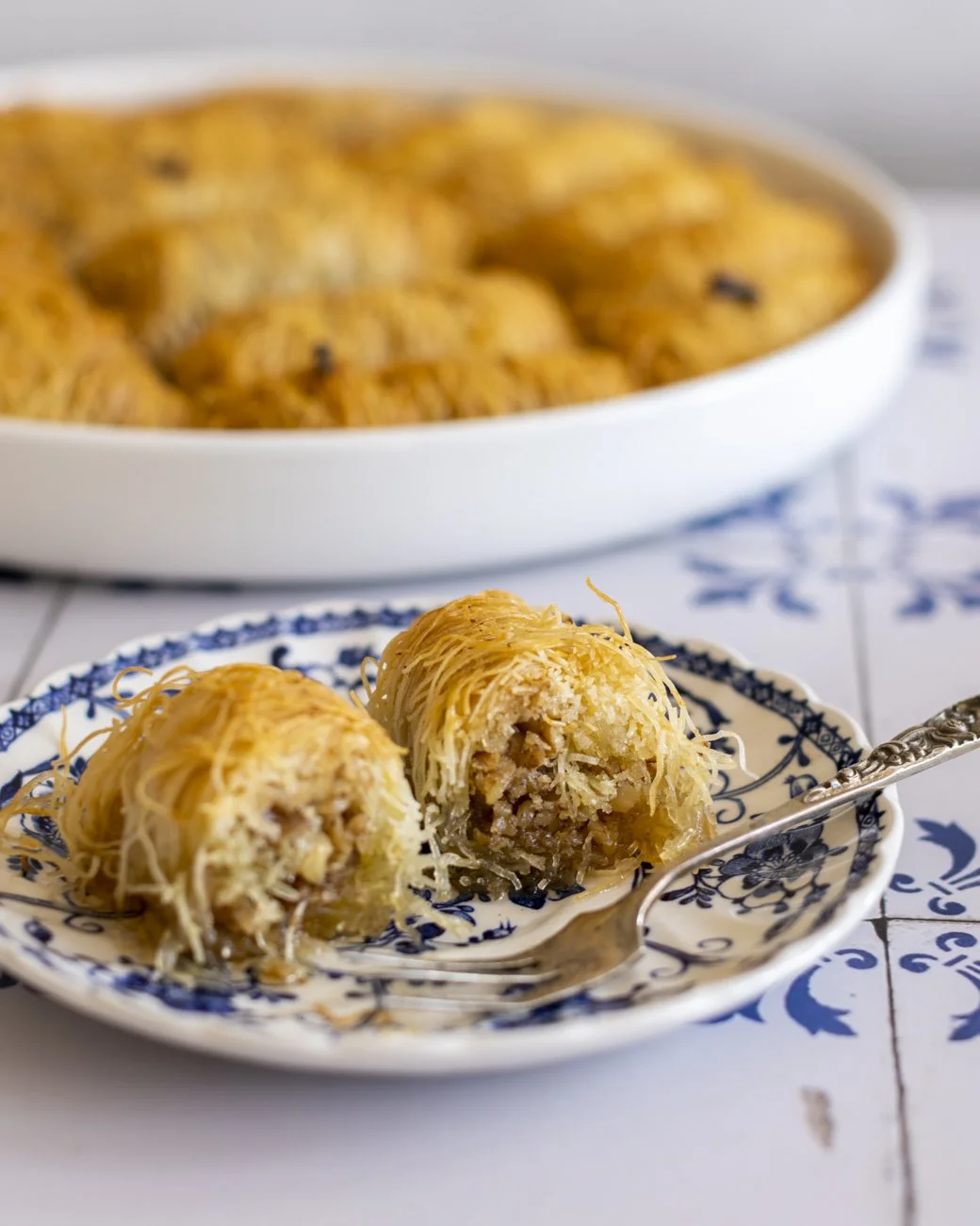 Kataifi Walnut Rolls — Antoniou Fillo Pastry