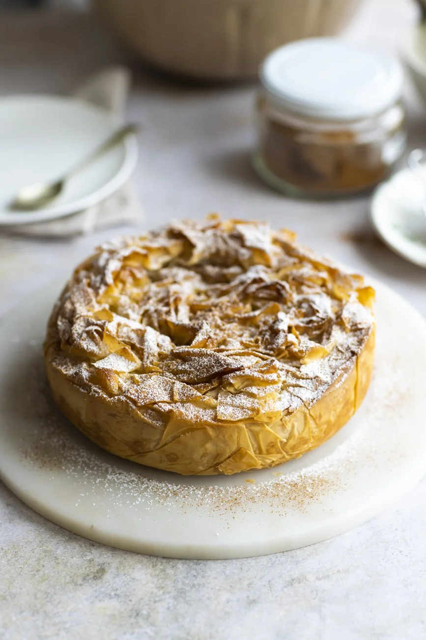 Baked Ricotta Fillo Cheesecake Recipe — Antoniou Fillo Pastry