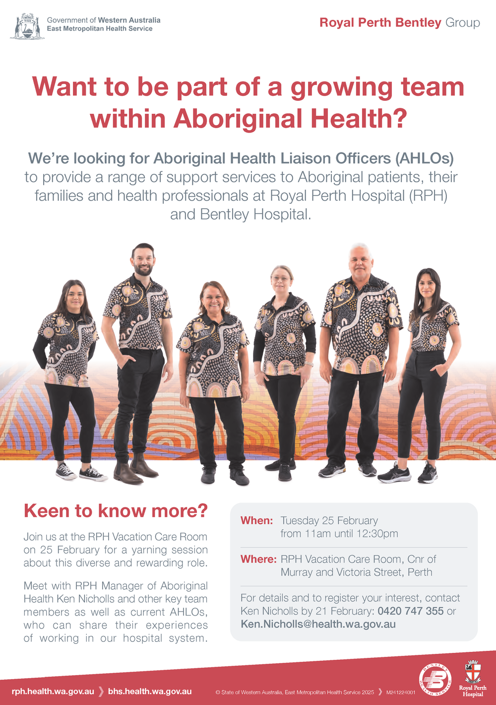 East Metro Health Service: Aboriginal Health Liaison Officers — South ...