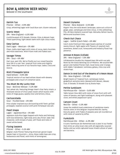 Bow & Arrow Brewing Co.