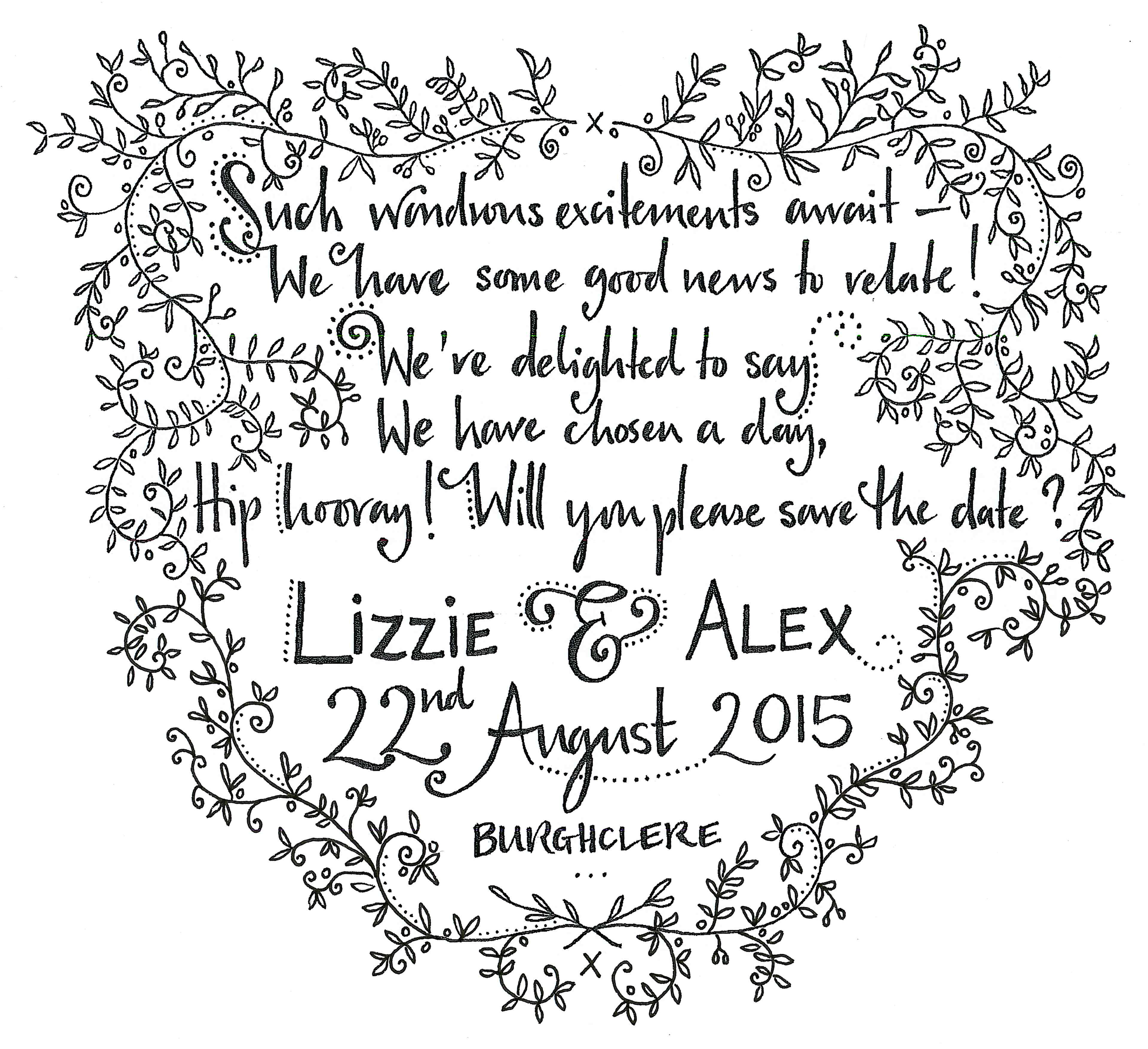 Lizzie Barton — Calligraphy