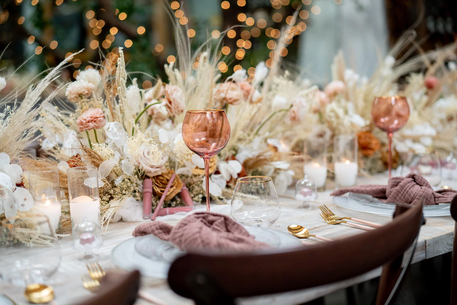 Pampas Grass Floral Arrangements with Dried & Bleached Botanicals ...