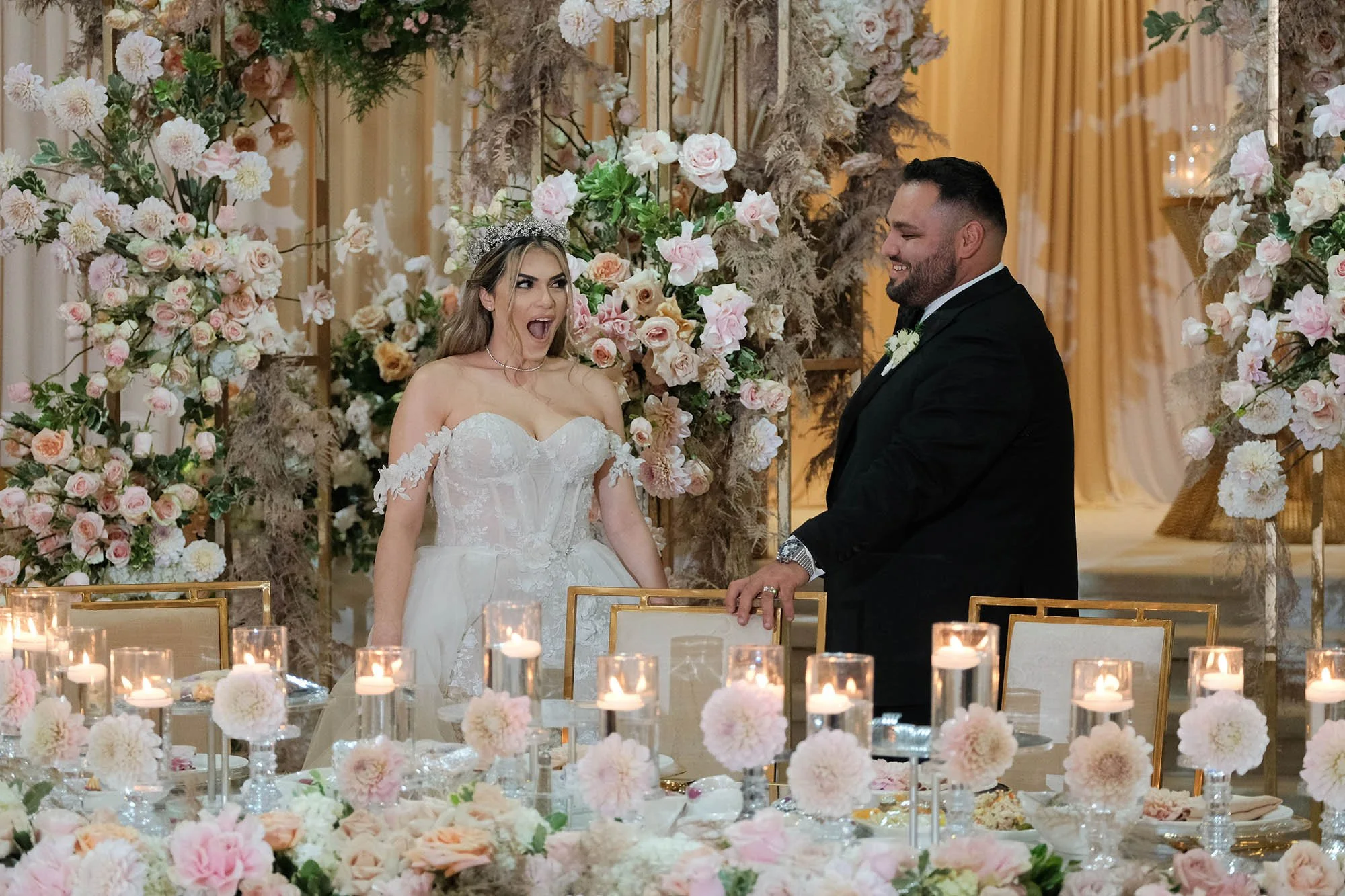 Reaction Photos: Creating a Wedding Reception Big Reveal — Eddie ...