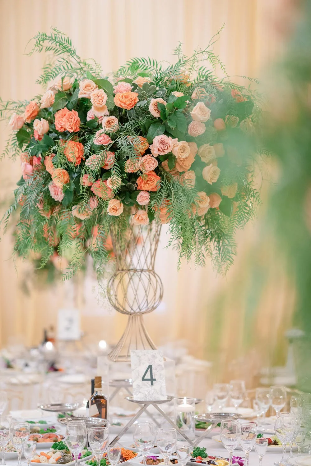Event Design Tips: Making Colors Pop at an Orange, Peach & Apricot ...