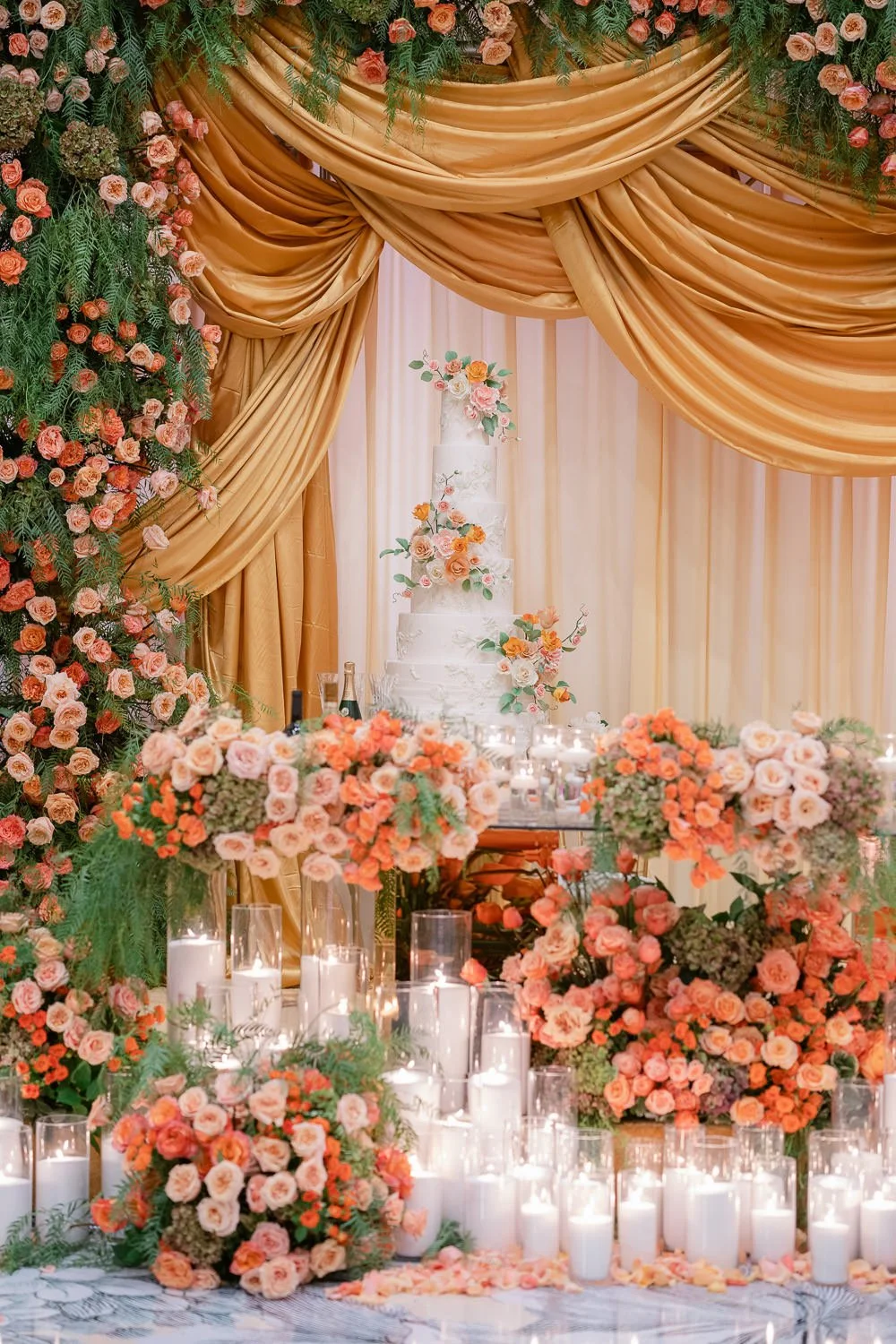 Event Design Tips: Making Colors Pop at an Orange, Peach & Apricot ...