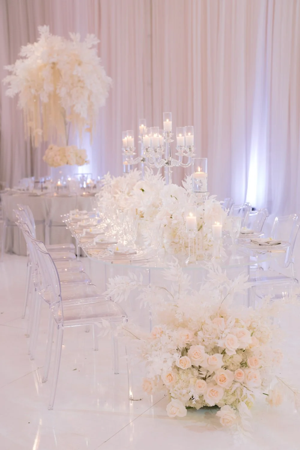 Wedding Design Ideas: Adding Dimension to a Heavenly All-White Wedding ...