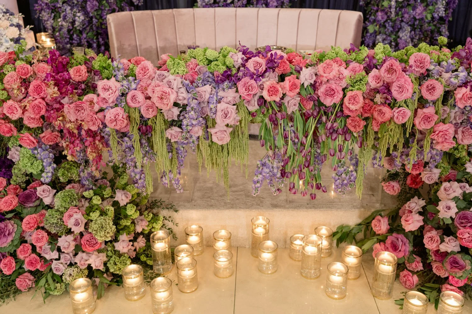 Engagement Party in a Vibrant, Colorful (Indoor) Flower Garden! — Eddie ...